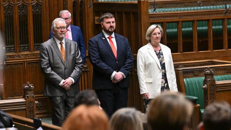 Blackpool South MP Chris Webb sworn in at Commons - BBC News
