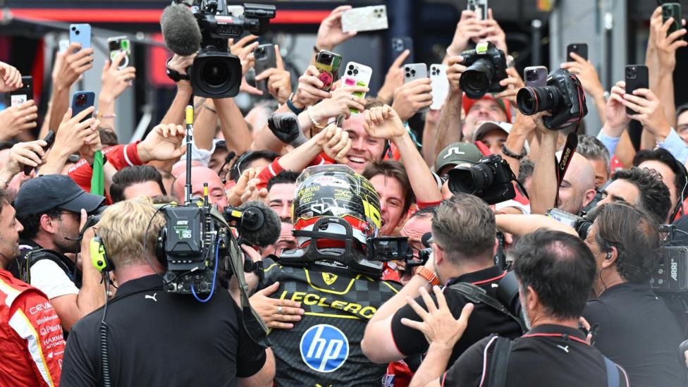 Charles Leclerc gives Ferrari home win at Italian Grand Prix, holding ...