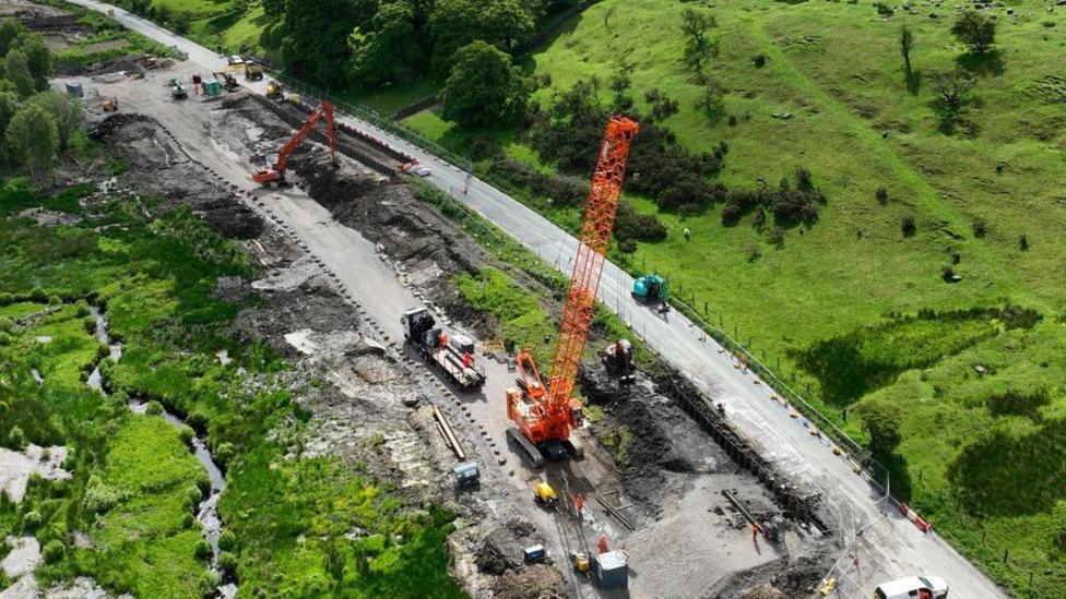 A59 Kex Gill: Road to reopen after months of repairs - BBC News