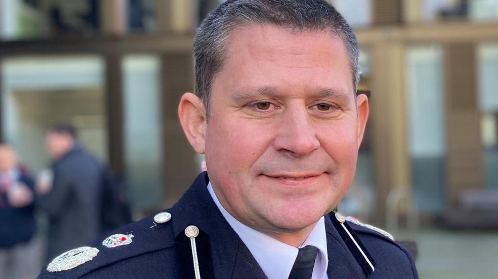 Northamptonshire Police chief Balhatchet sets out three-year plan - BBC ...