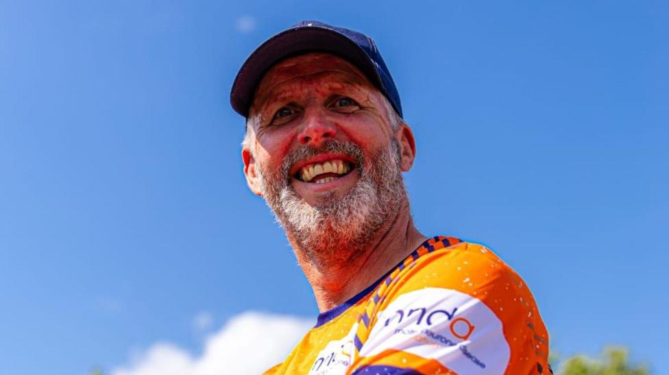 Man inspired by Rob Burrow completes 5,000-mile challenge for MND ...
