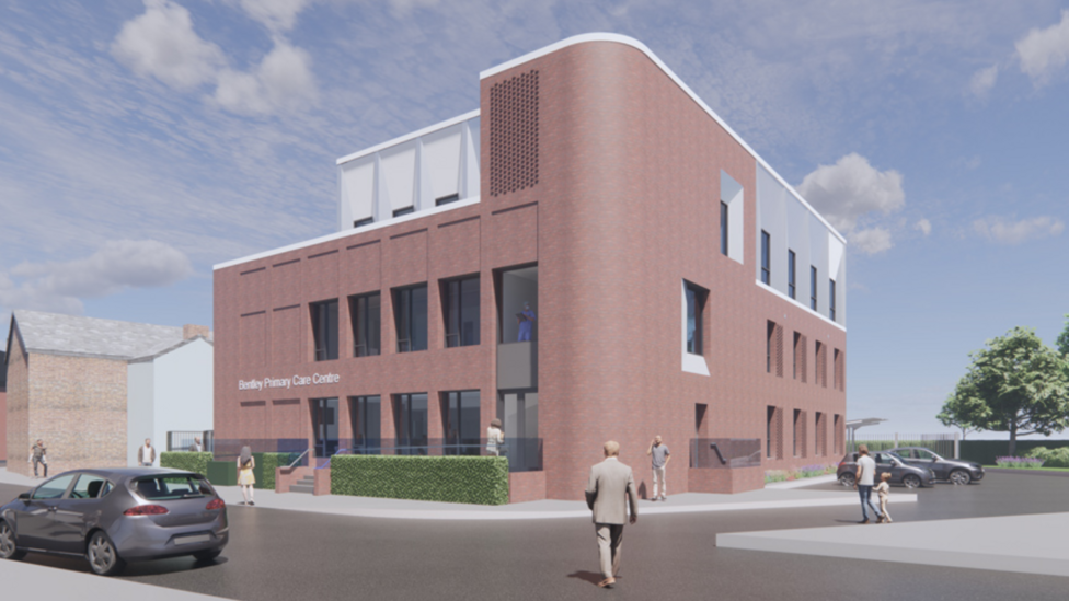 Construction begins on Doncaster's new £7m GP hub - BBC News