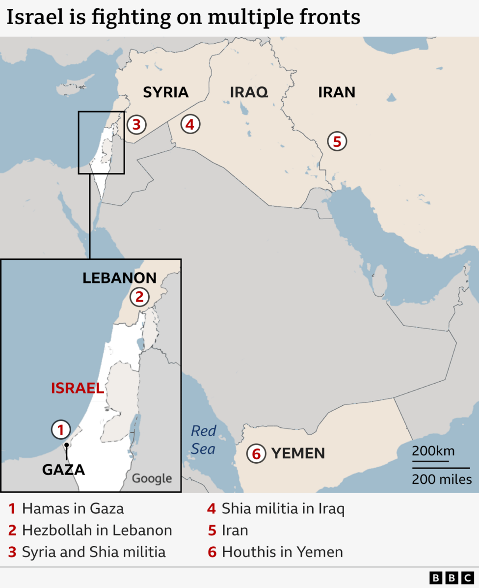 Israel-Lebanon in maps: Tracking the conflict with Hezbollah and Iran ...