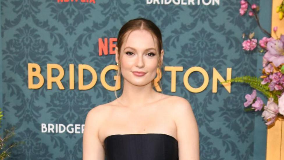 Suffolk school 'exceptionally proud' of Bridgerton actress - BBC News