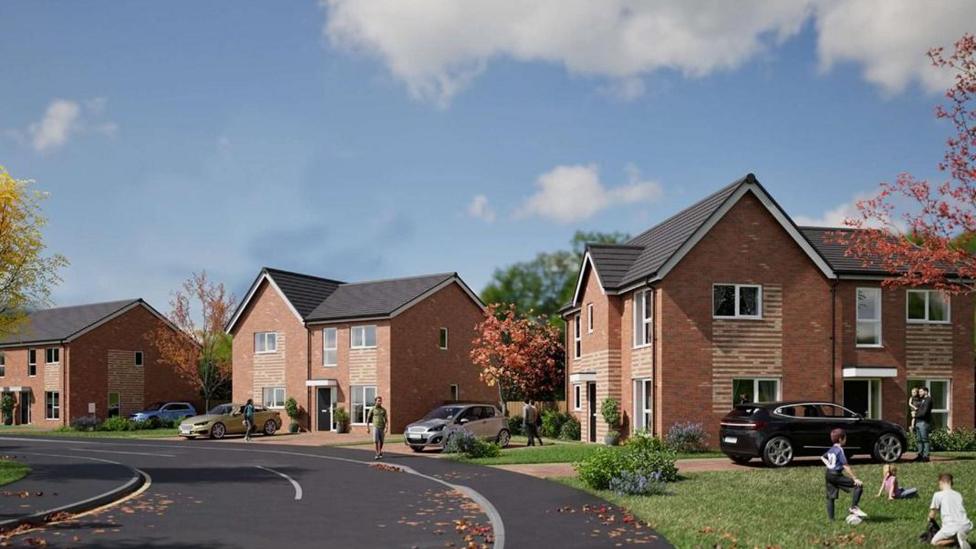 Leadgate 97 homes plan backed by Durham council - BBC News