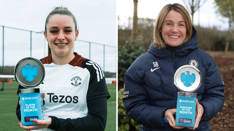 Ella Toone & Sonia Bompastor win January WSL awards - BBC Sport