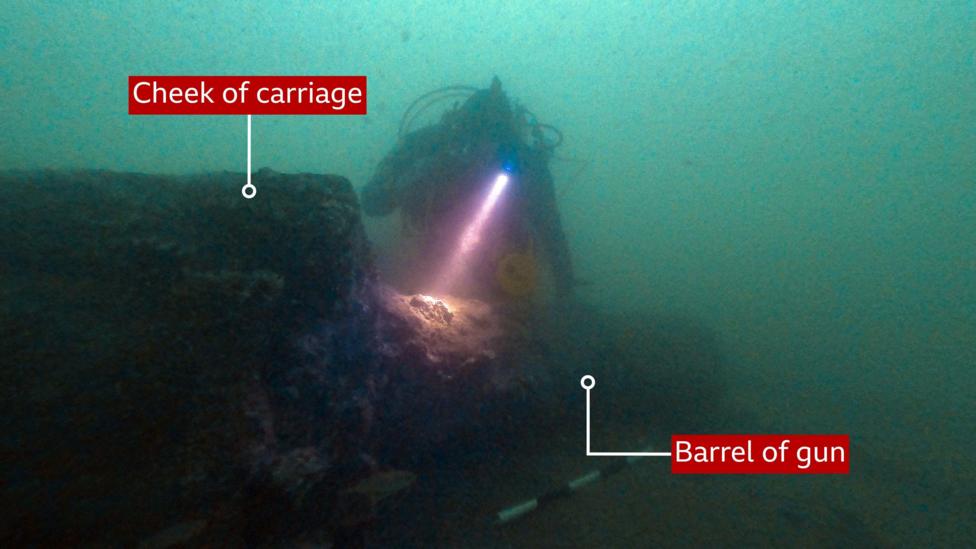 Warship wrecked in 1703 near Kent is more complete than expected - BBC News