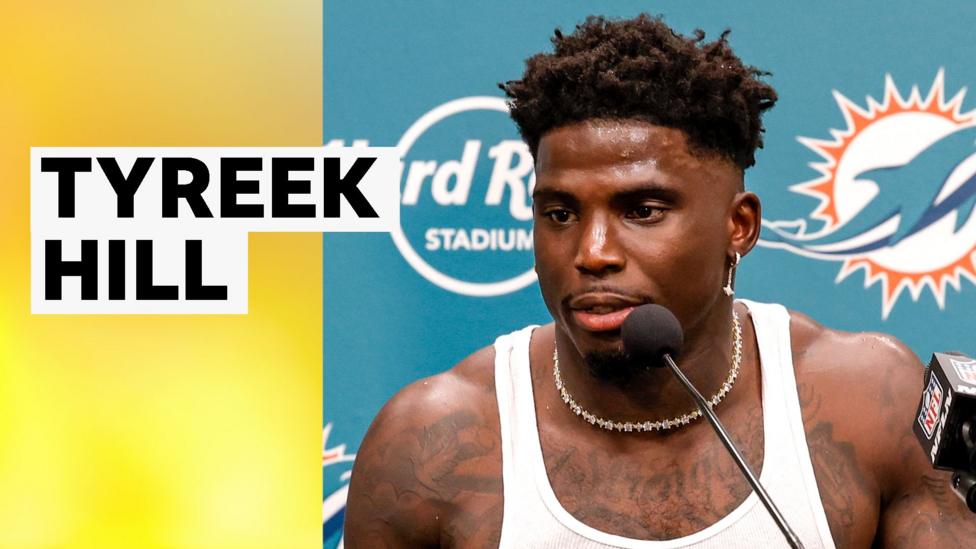 Tyreek Hill traffic stop video released by Miami police - BBC News
