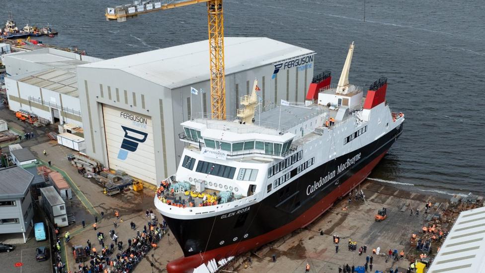 New delivery delay for CalMac ferry Glen Sannox - BBC News