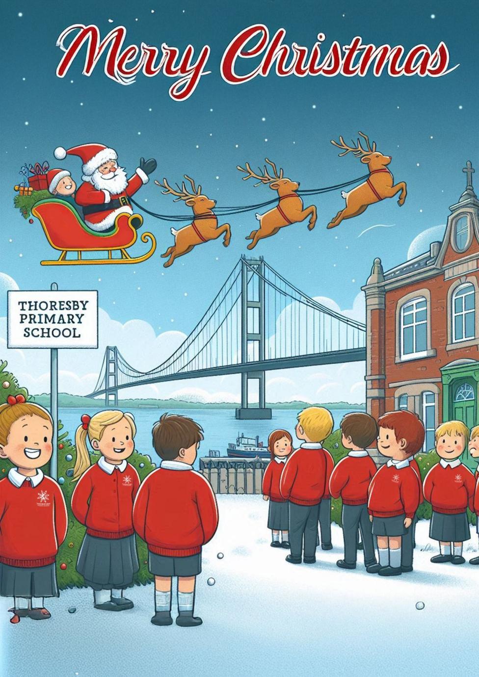Hull City Council's schools Christmas card competition shortlist - BBC News