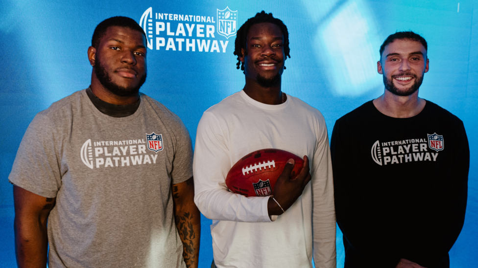 NFL's International Player Pathway: Roje Stona, Jordan Petaia and Aaron ...