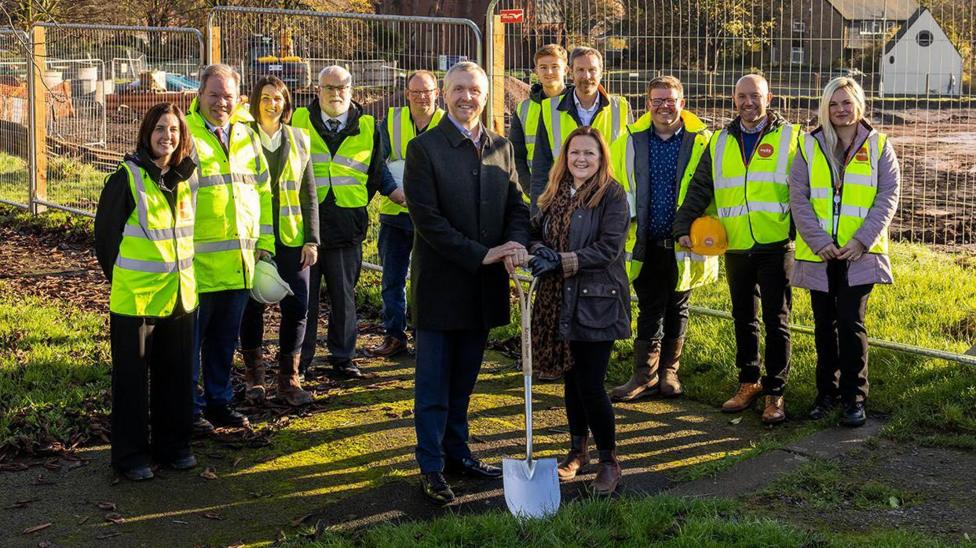 More new homes for former mining village at Chesterton - BBC News