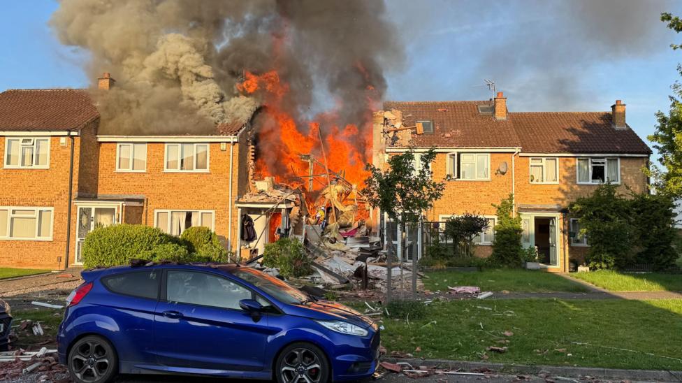 Yate house explosion: Pictures show the devastation left behind - BBC News