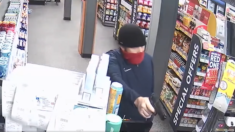 Two jailed after Stansted Mountfitchet service station robbery - BBC News