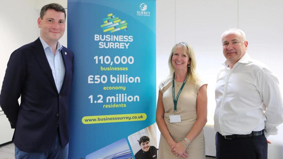 Surrey council's new £7m pot of funding to boost local economy - BBC News