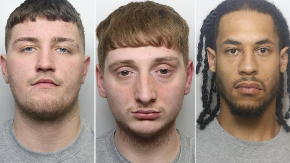 Three men jailed over Holmfirth firearms incident - BBC News