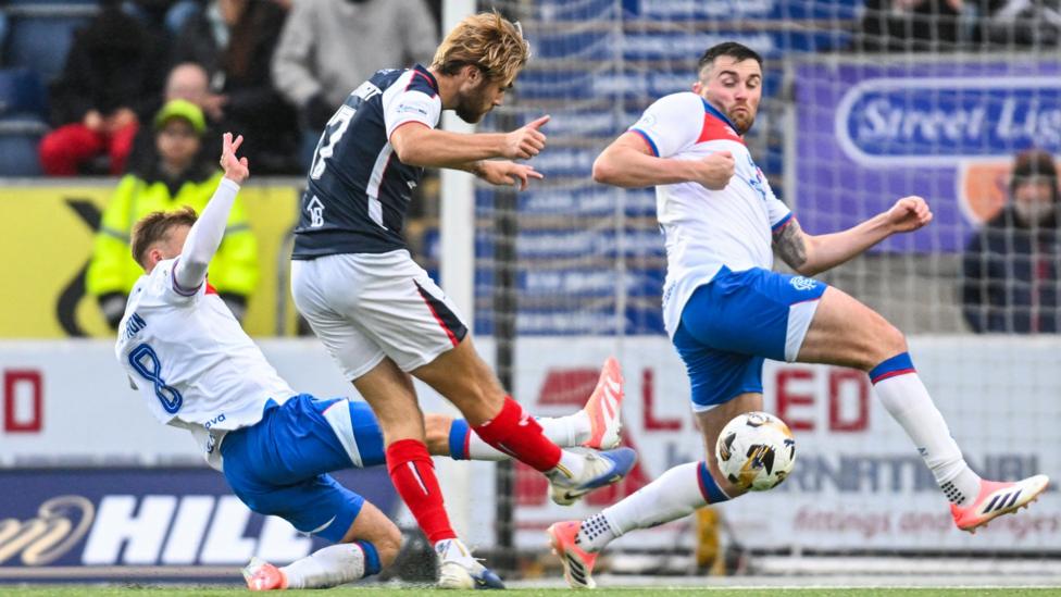 Falkirk 1-1 Rangers: Draw heaps more pressure on Gers boss Martin - BBC ...