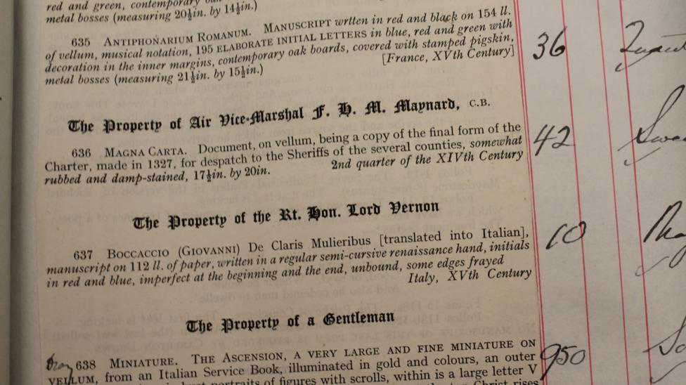 Harvard cut-price Magna Carta 'copy' now believed genuine - BBC News
