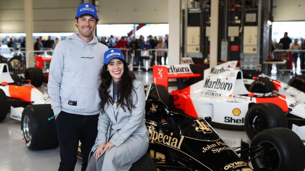 Silverstone Festival's display of Senna cars wins award - BBC News