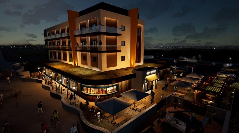 Work starts at site of £6m Redcar hotel - BBC News