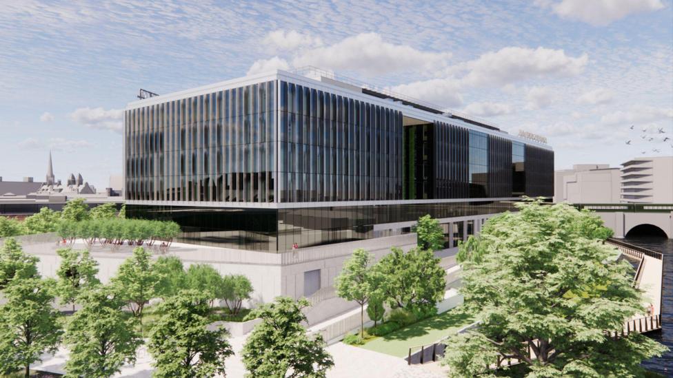University of Bristol Temple Quarter main structure finished - BBC News
