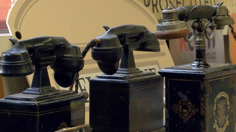 A call back in time as KCOM unearths Hull's old telephones - BBC News