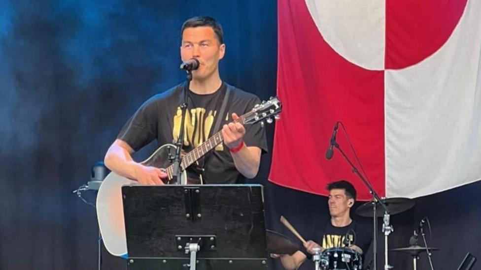 Meet Greenland's footballing rock and roll star Nukannguaq Zeeb - BBC Sport