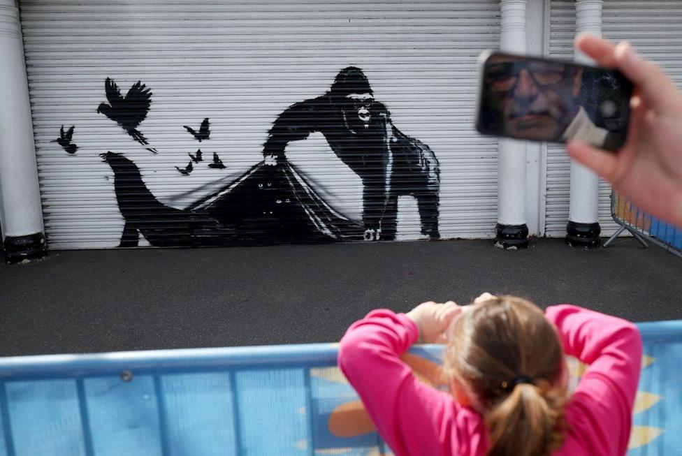 Banksy animal artworks have appeared across London - BBC Newsround