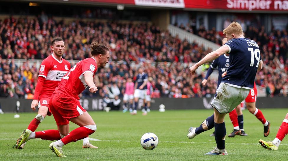 Middlesbrough 1-2 Millwall: Josh Coburn scores twice as Lions go second ...