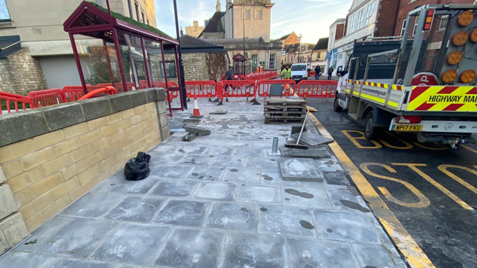 Trowbridge traffic: Town centre roadworks reach significant milestone ...