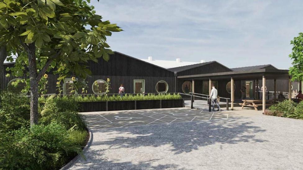 Town to get 'welcoming' new community hall - BBC News