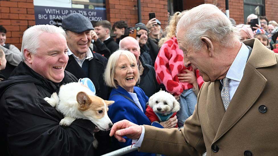 King Charles III visits Clitheroe, Samlesbury and Longridge - BBC News
