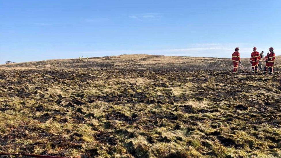 Shap wildfire 'could have been a whole lot worse' in summer - BBC News