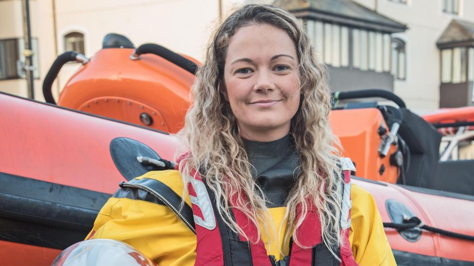 RNLI crew member from Cornwall trains in Finland - BBC News