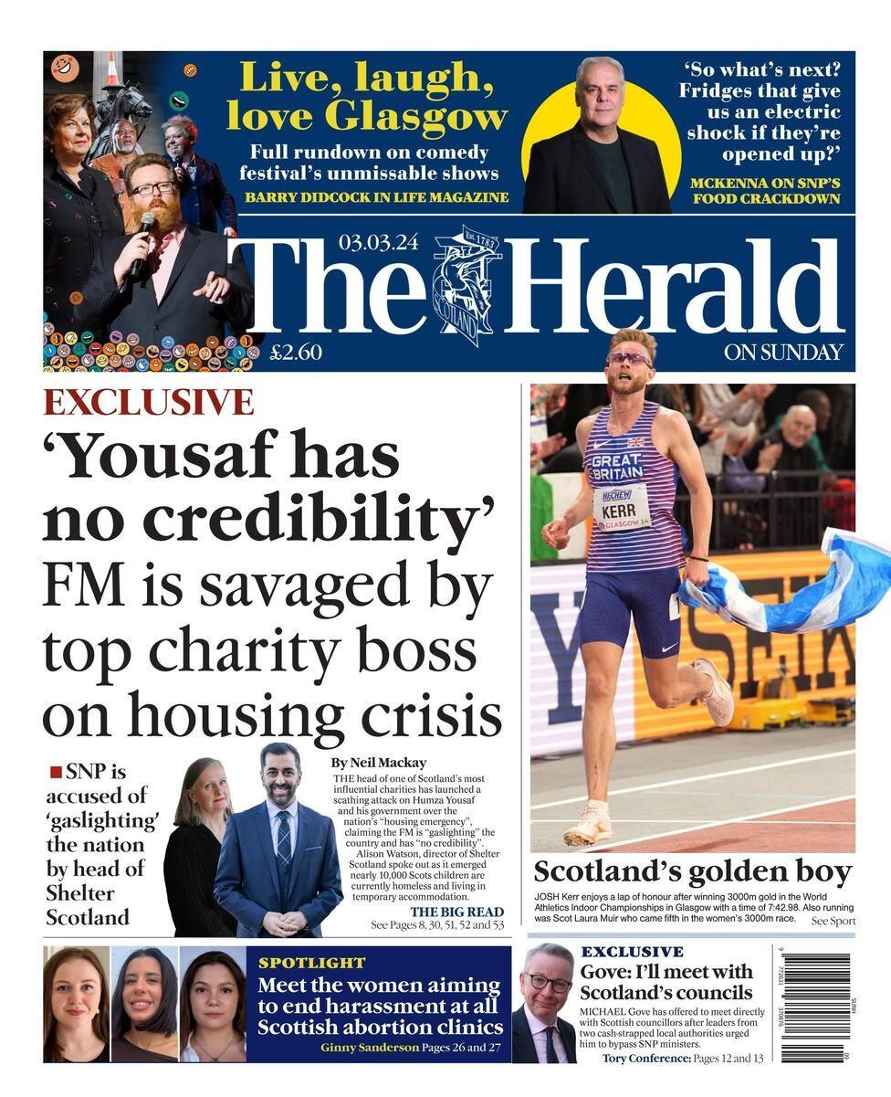 Scotland's papers: 'Packer tried to kill me' and MP 'fire threat' - BBC ...