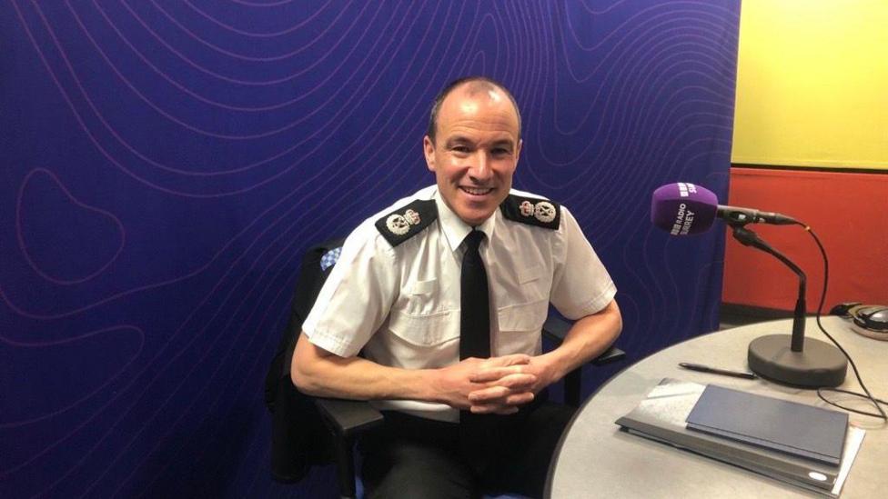 Five takeaways from Surrey police chief constable in the hotseat - BBC News