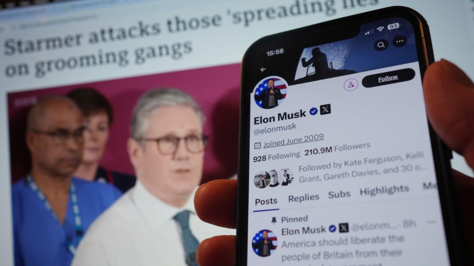 UK security officials monitor Elon Musk's social media posts - BBC News