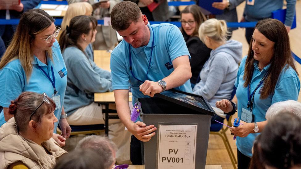 Polls close in Hamilton, Larkhall and Stonehouse by-election - BBC News