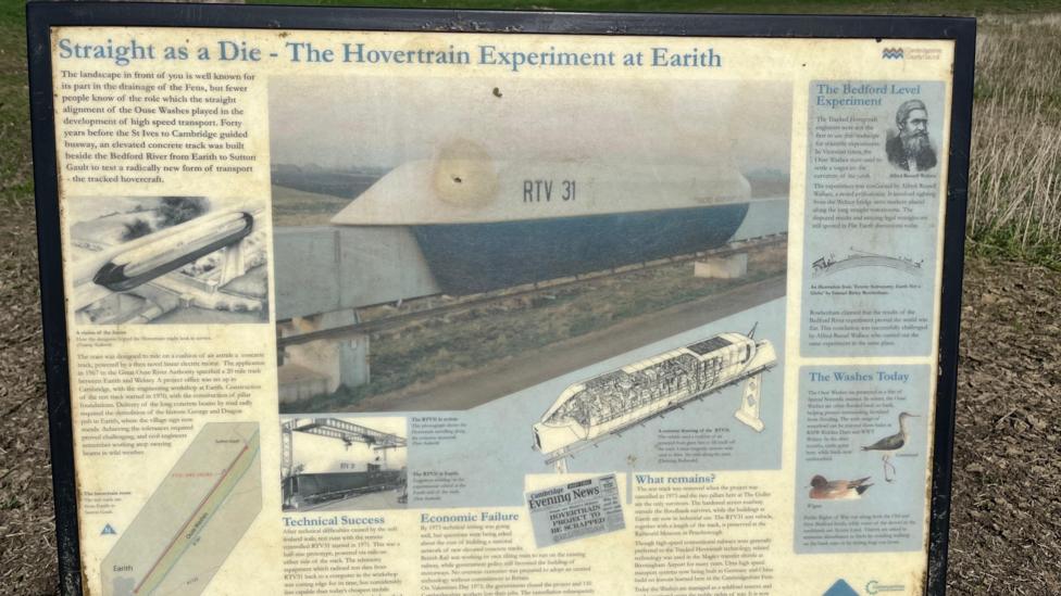 Littleport filmmaker documents unseen 'hover train' archive - BBC News