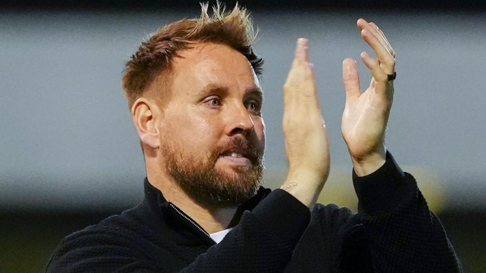 Rob Elliot: Crawley boss 'proud' after first win in charge - BBC Sport