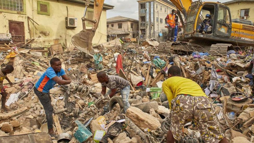 Nigeria building collapses: Why Lagos constructions keep crashing down ...