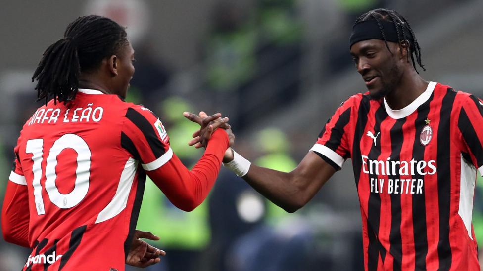 AC Milan 1-1 Inter Milan: Coppa Italia derby semi-final level after ...