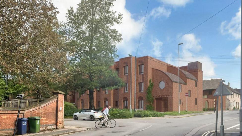 Cambridge apartment building described as 'brutal' by councillor - BBC News