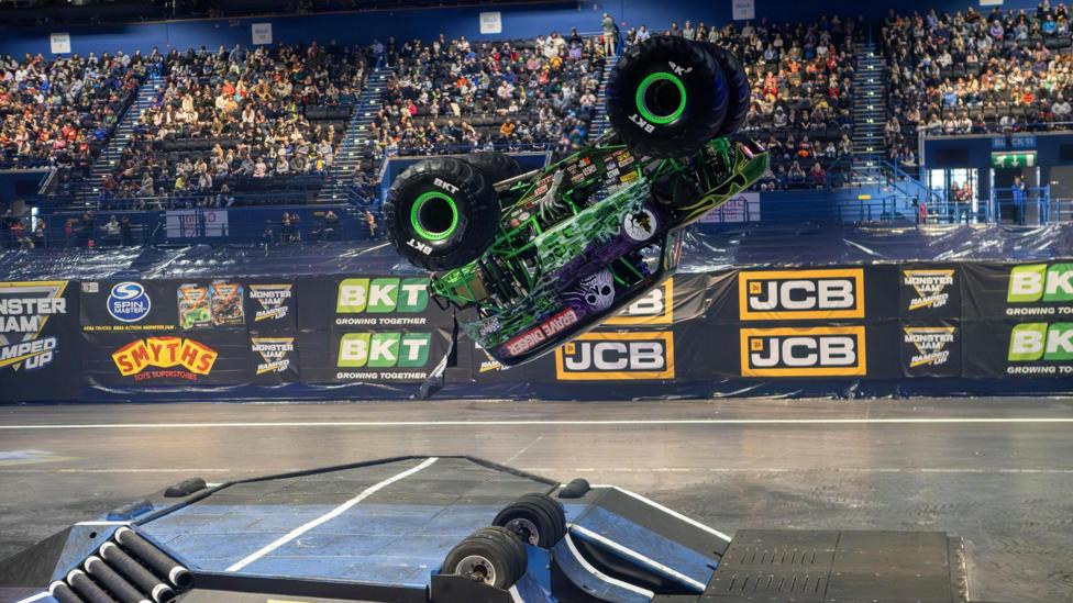 Monster Jam Ramped Up in Birmingham - what you need to know - BBC News