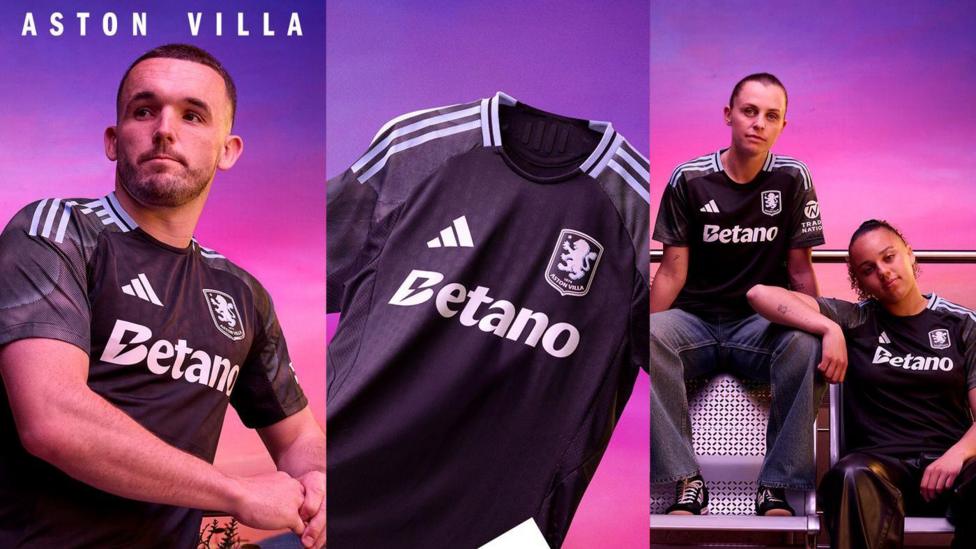 Aston Villa news: Villa unveil new 2025-26 away kit - BBC Sport