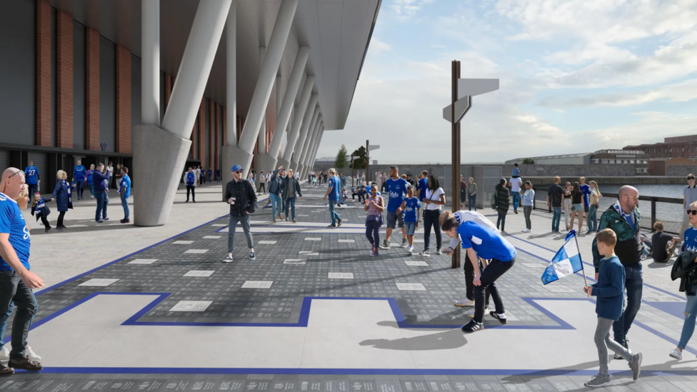 Mosaic of Everton fans' photos planned for new Bramley Moore Dock ...