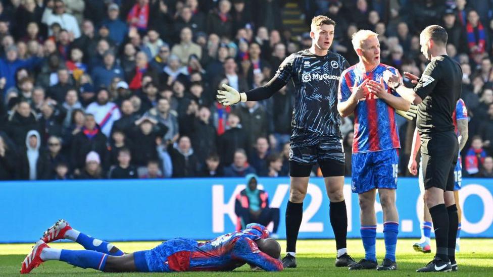 Crystal Palace: Mateta injury against Millwall was not malicious - BBC ...