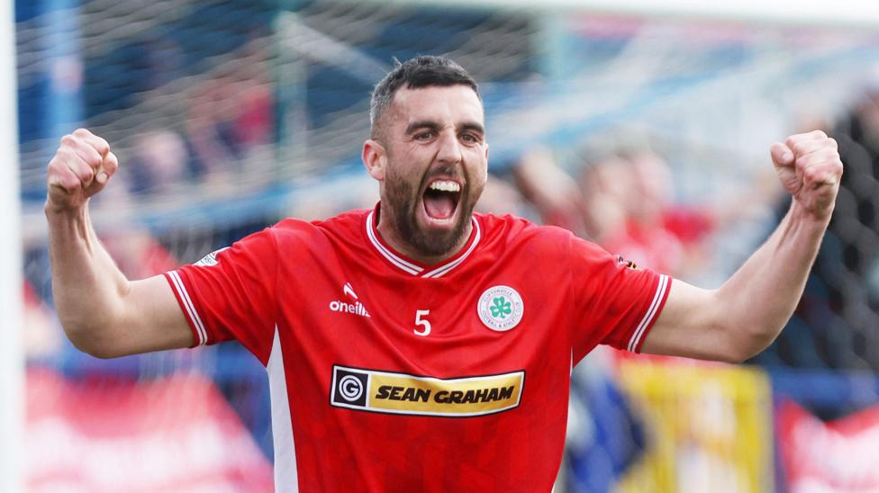 Irish Premiership: Cliftonville's record goalscorer Joe Gormley extends ...