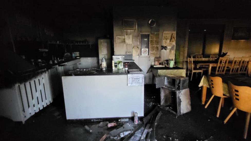 Bradford volunteer-run café 'ransacked' in suspected arson attack - BBC News