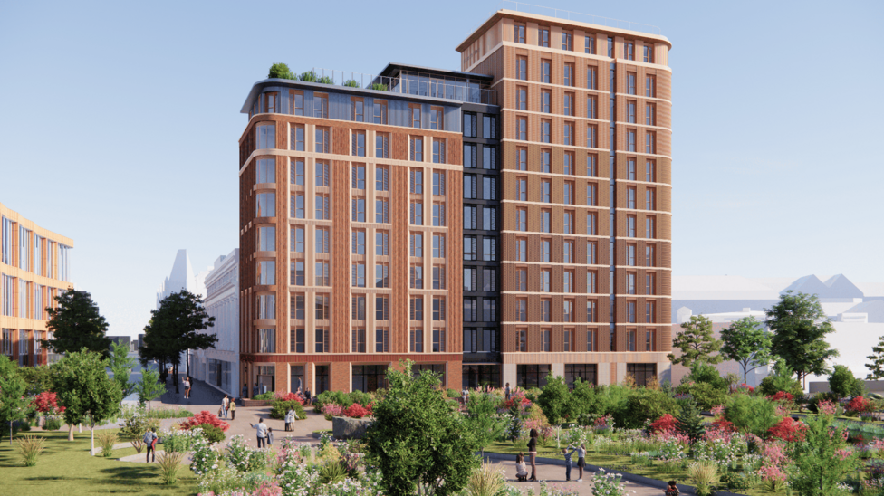 Plans for 330-bed student flats for Broad Marsh area - BBC News